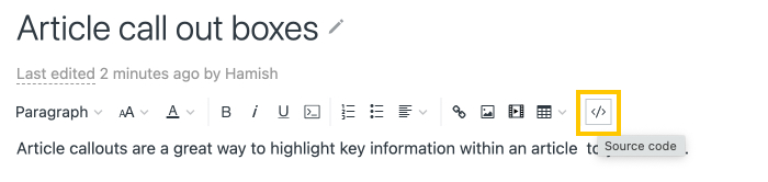 Using Article Callout Boxes inside your articles – Astro Theme